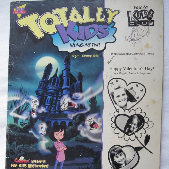 Other | Spring 1996 Fox Kids Club Totally Kids Magazine Casper W Cards ...